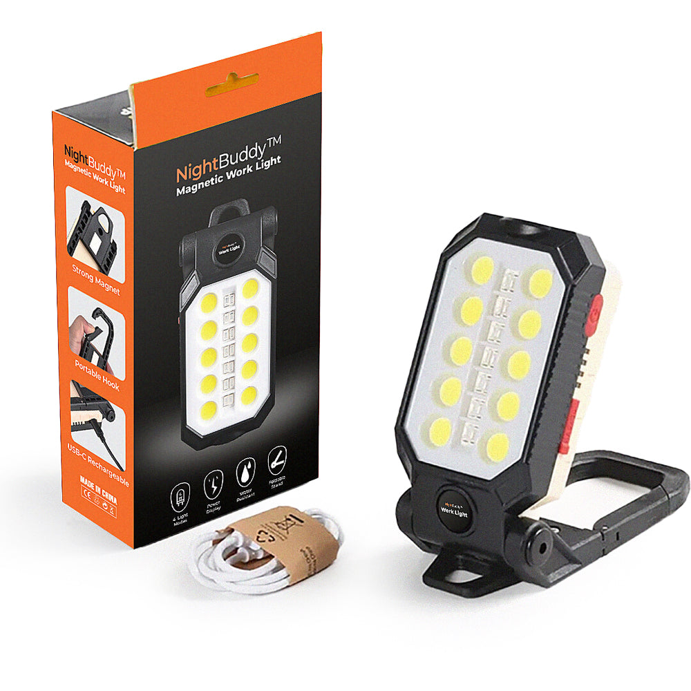NightBuddy™ Magnetic Work Light - Compact LED Lighting Solution
